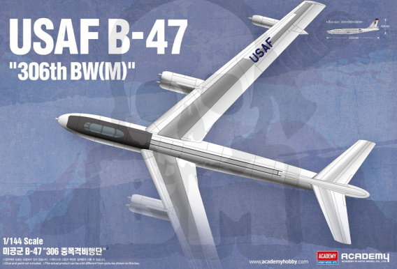 Battle-Models > Academy 12618 B-47 Stratojet USAF 1:144